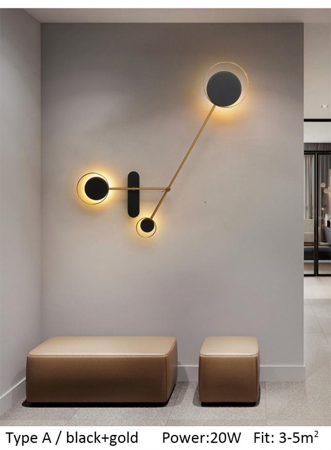 Modern minimalist wall light Home Bedroom swing arm lamp Adjustable ...